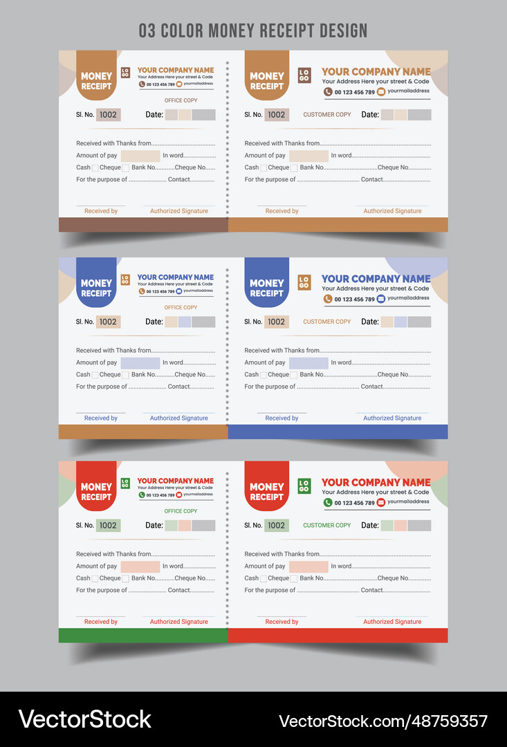 Money Receipt Template 4+ Free Money Receipt Templates Word Excel