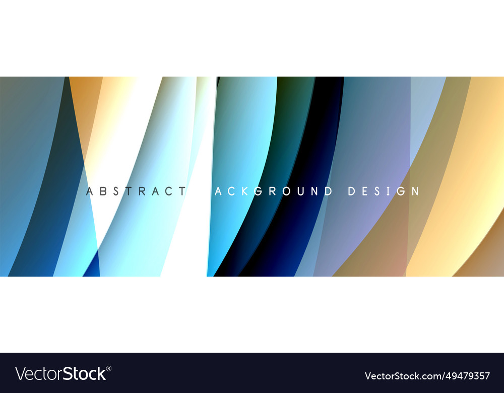 Simple fluid color gradient abstract background Vector Image