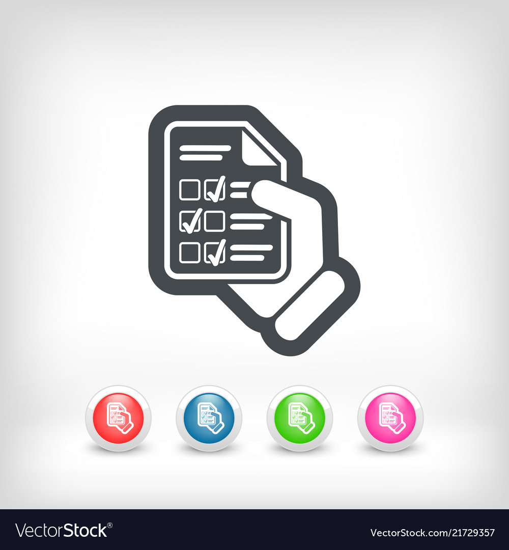 Test document Royalty Free Vector Image - VectorStock