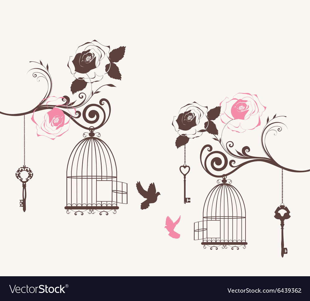 2 doves Royalty Free Vector Image - VectorStock