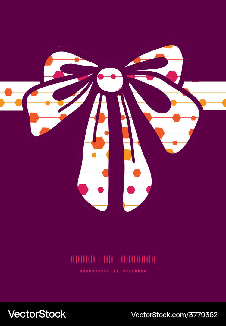 Abstract colorful stripes and shapes gift Vector Image