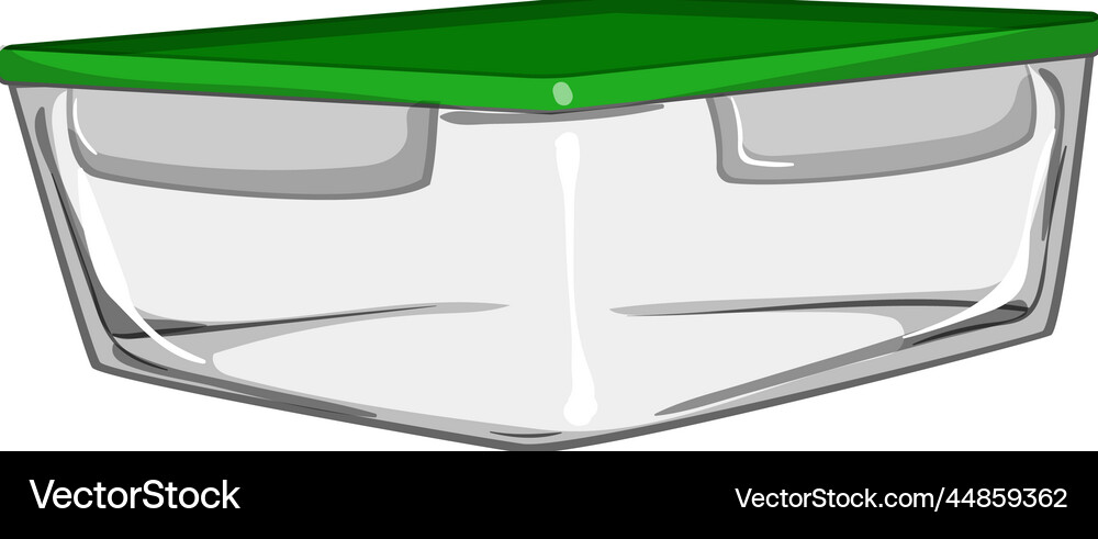 Food glass container cartoon Royalty Free Vector Image