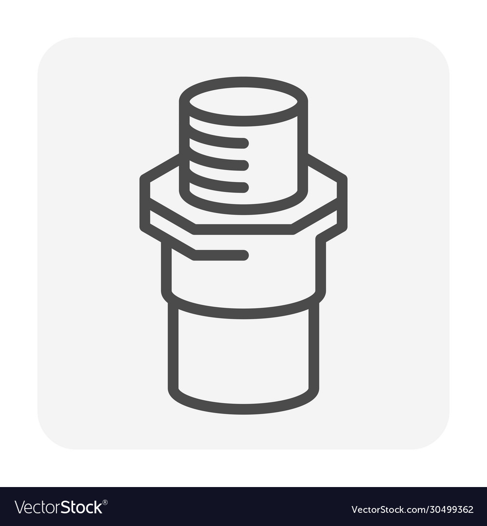 Pipe fitting part Royalty Free Vector Image - VectorStock
