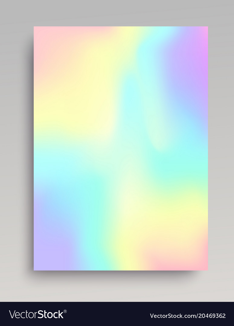 Plain iridescent gradient backdrop Royalty Free Vector Image