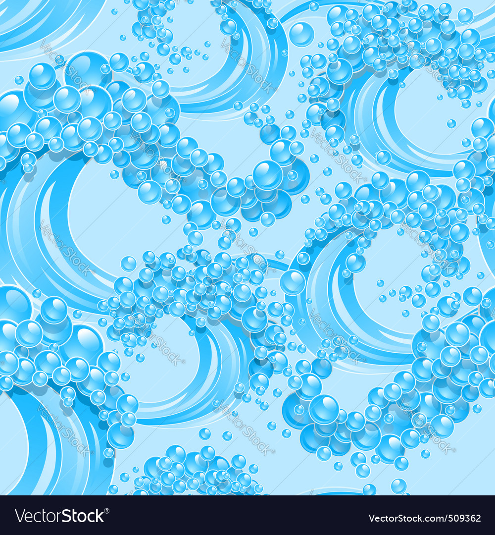 Seamless waves Royalty Free Vector Image - VectorStock