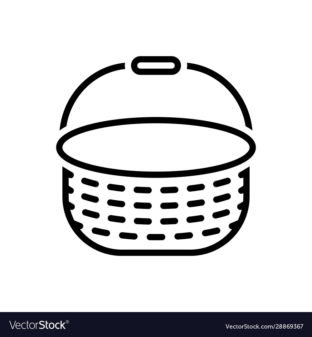 Basket Royalty Free Vector Image - VectorStock