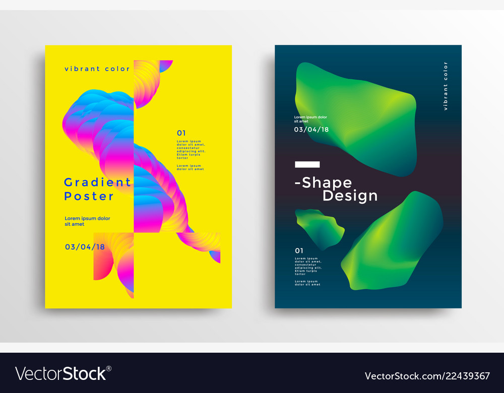 Creative design poster Royalty Free Vector Image