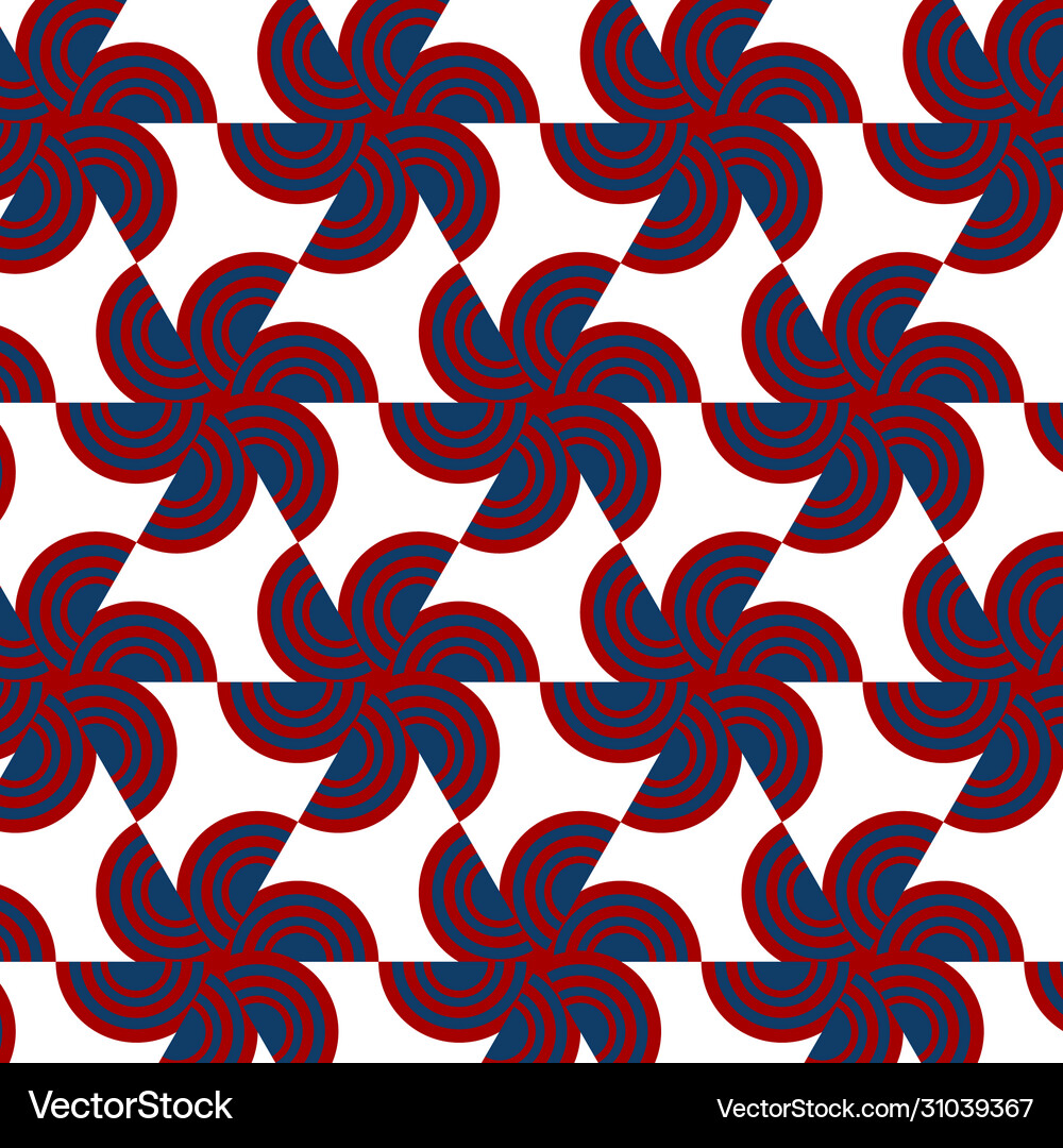 Japanese pattern background red blue Royalty Free Vector