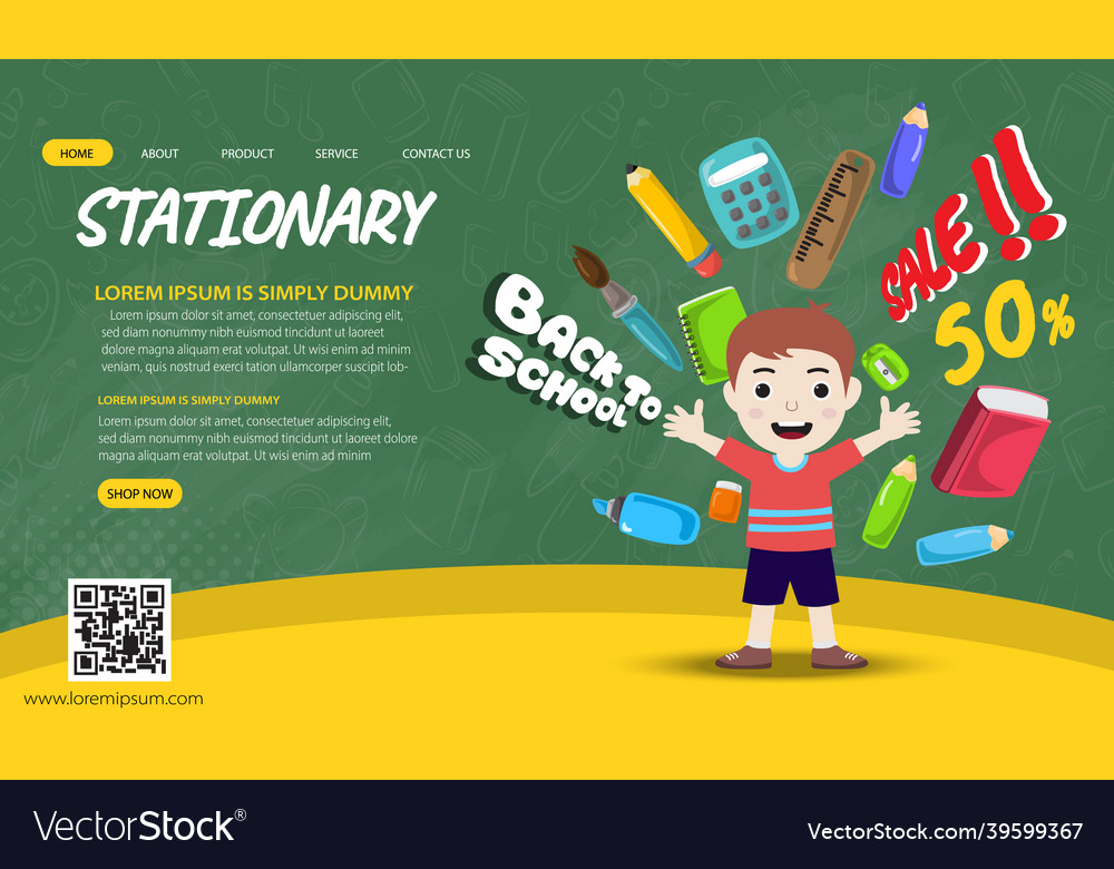 Website banner background creative Royalty Free Vector Image