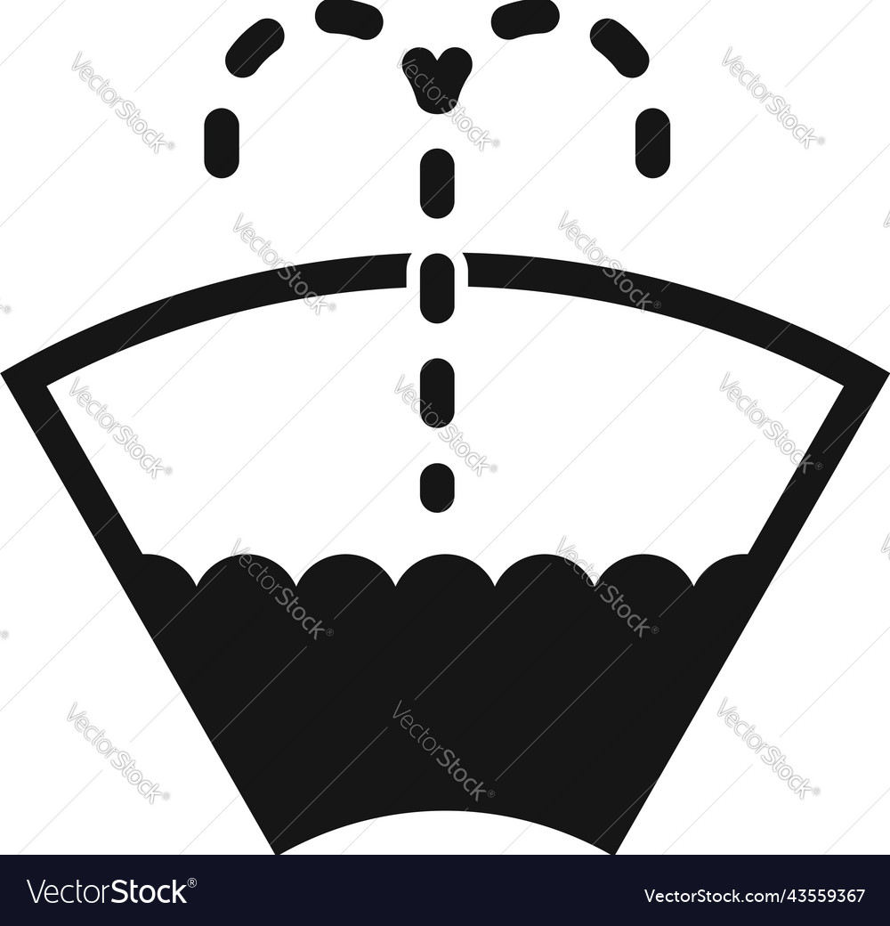 Windshield liquid icon simple car service Vector Image