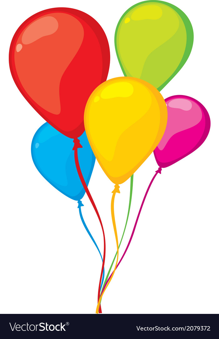 Balloons Royalty Free Vector Image - VectorStock