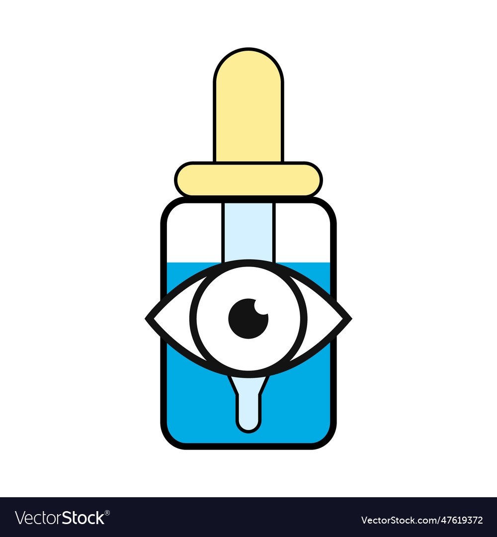 Dropper liquid icon medicine health tool web Vector Image Dropper liquid icon medicine health tool web Vector Image