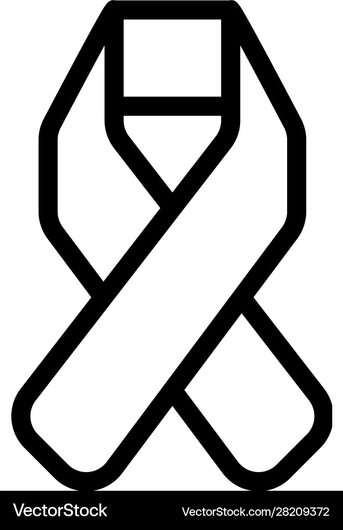 Human disease icon isolated contour symbol Vector Image