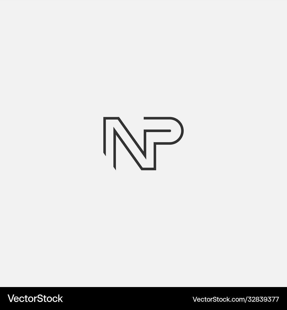 Abstract Business Icons - NP & PN Royalty Free Vector