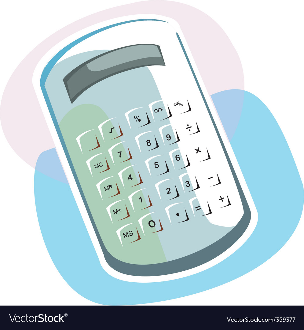 Calculator Royalty Free Vector Image - VectorStock