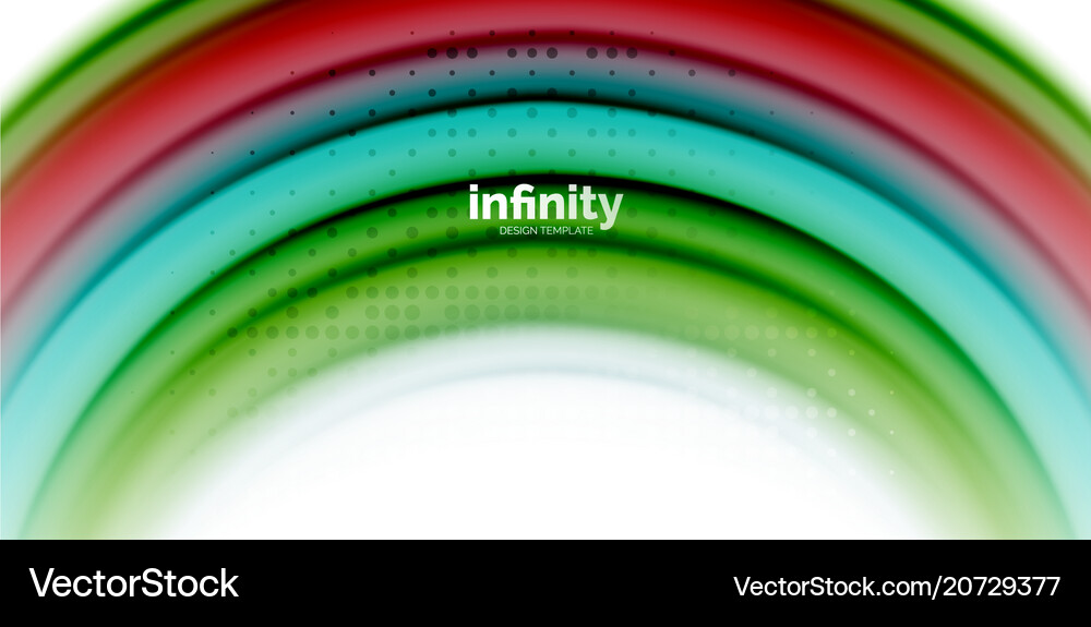 Gel jelly fluid flowing liquid rainbow style Vector Image