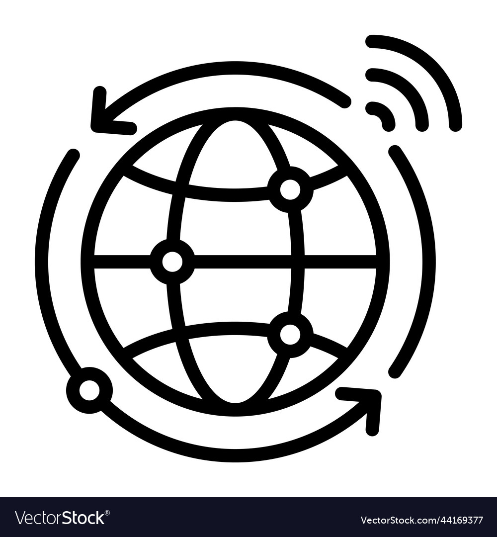 Internet update Royalty Free Vector Image - VectorStock