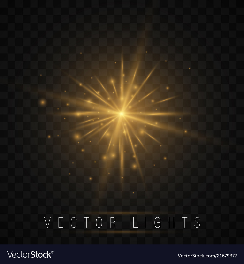 Light effect set Royalty Free Vector Image - VectorStock