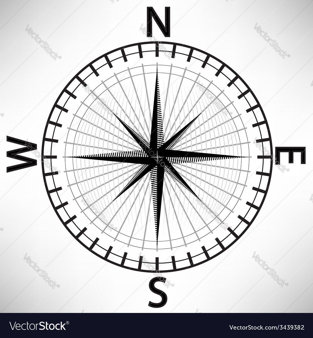Compass Royalty Free Vector Image - VectorStock