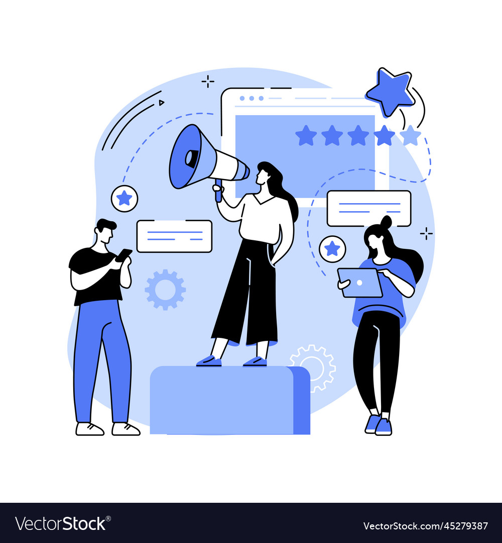 Lead scoring abstract concept Royalty Free Vector Image