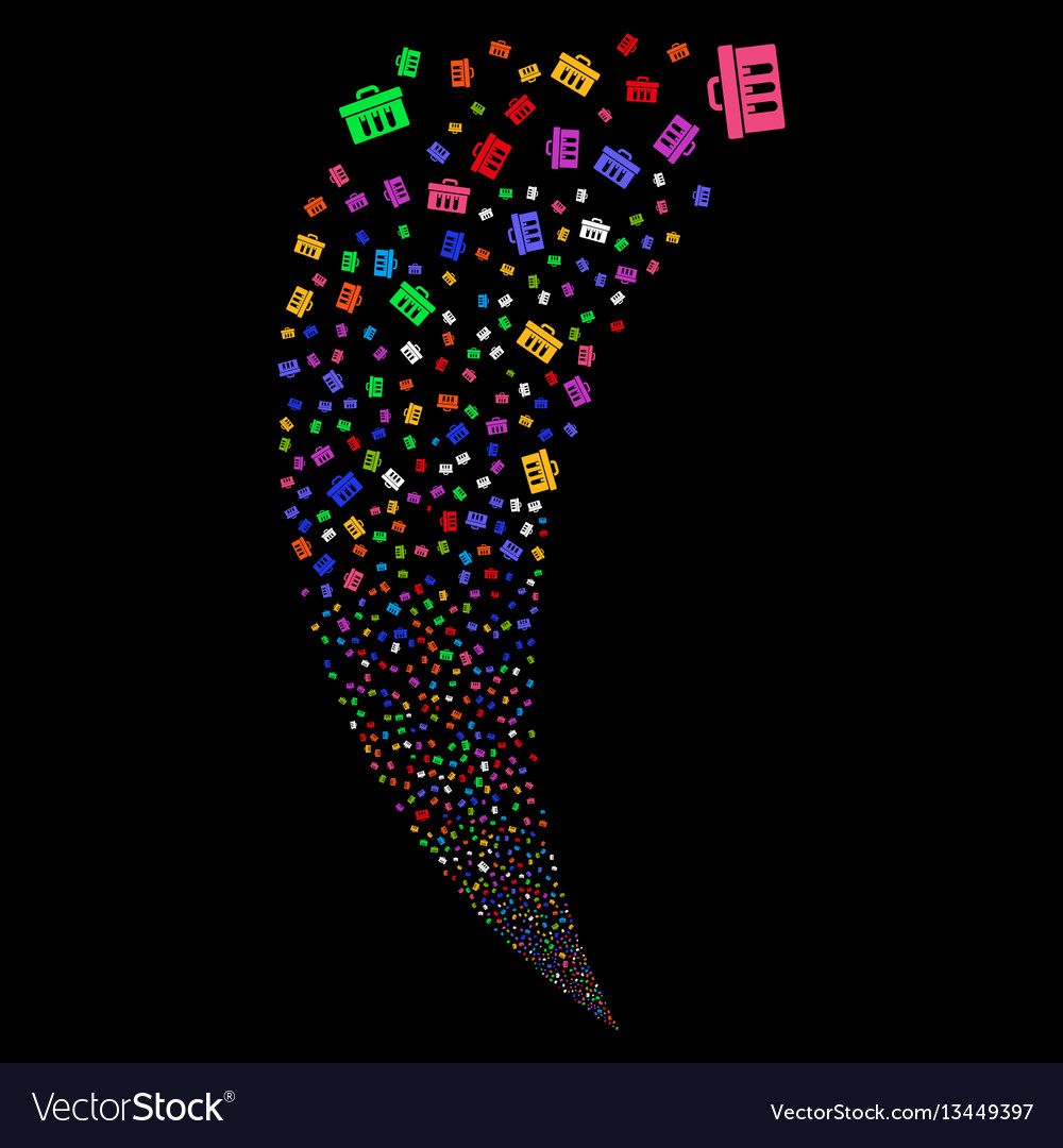 Analysis random stream Royalty Free Vector Image