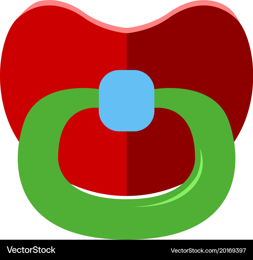 Baby pacifier icon Royalty Free Vector Image - VectorStock