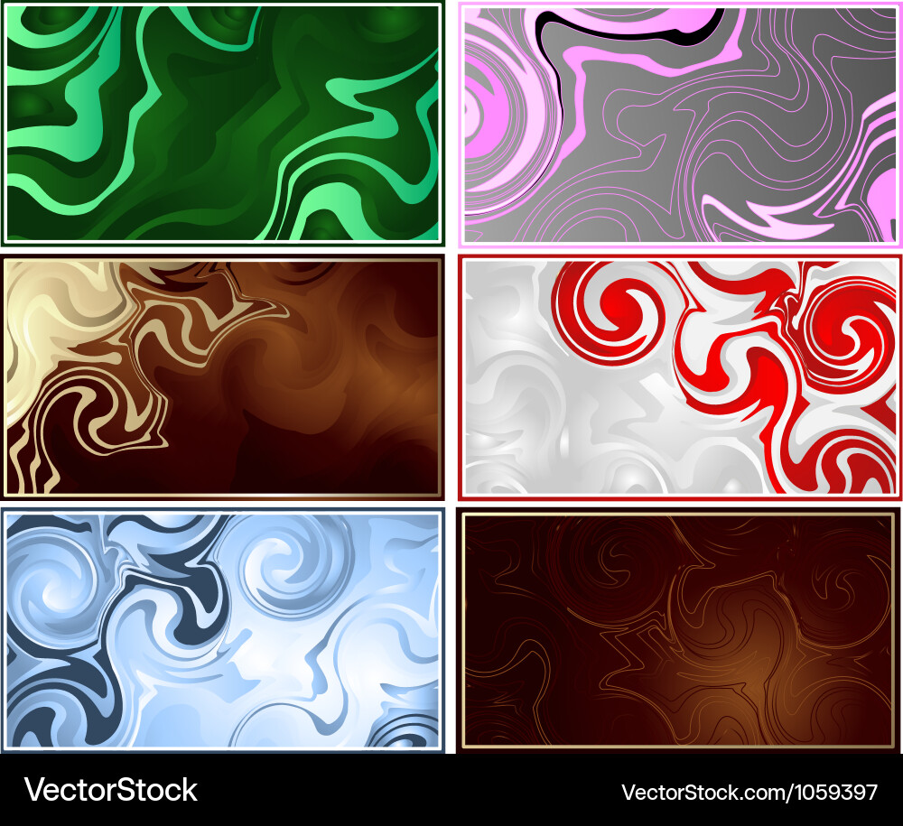 Business cards with a textured background Vector Image