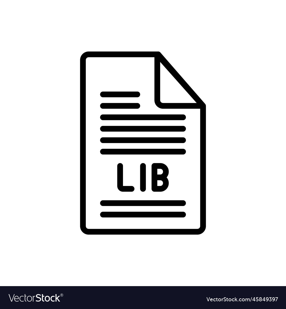 Lib Royalty Free Vector Image - VectorStock