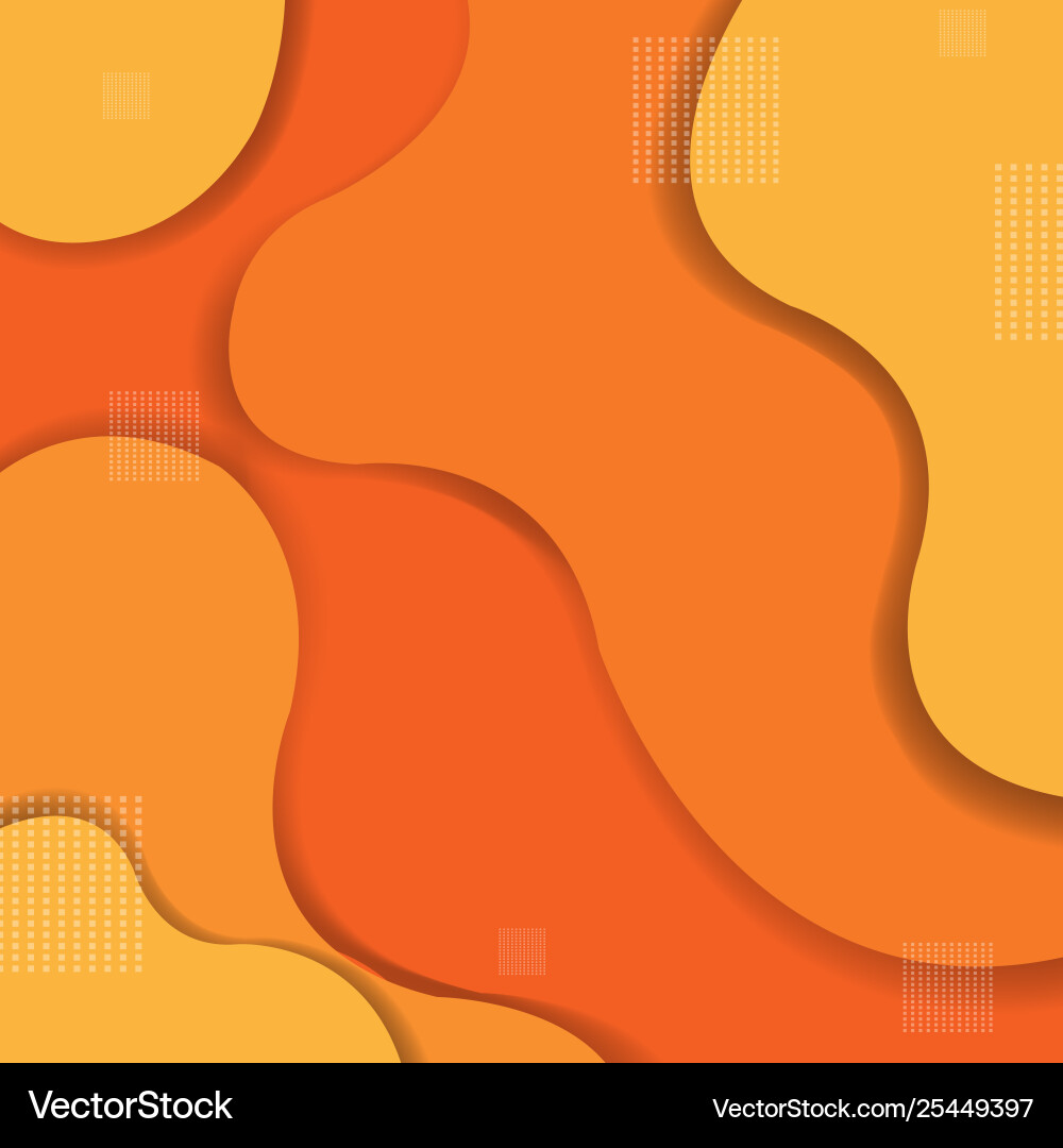Orange and yellow background with line Royalty Free Vector