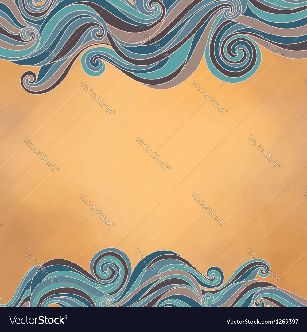 Waves paper texture Royalty Free Vector Image - VectorStock