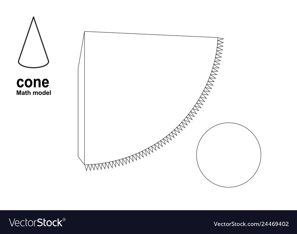 3d model maths shapes patterns print perfectly Vector Image