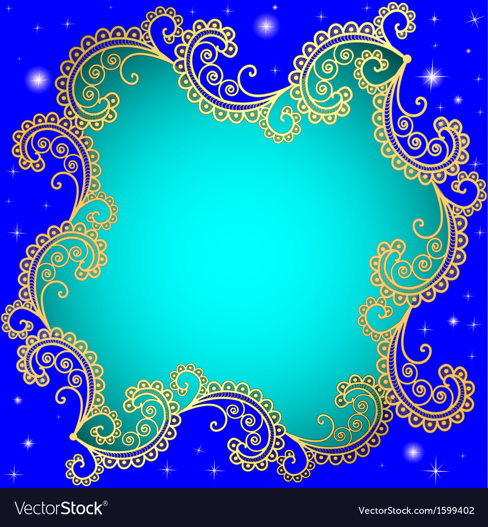 Background with frame Royalty Free Vector Image