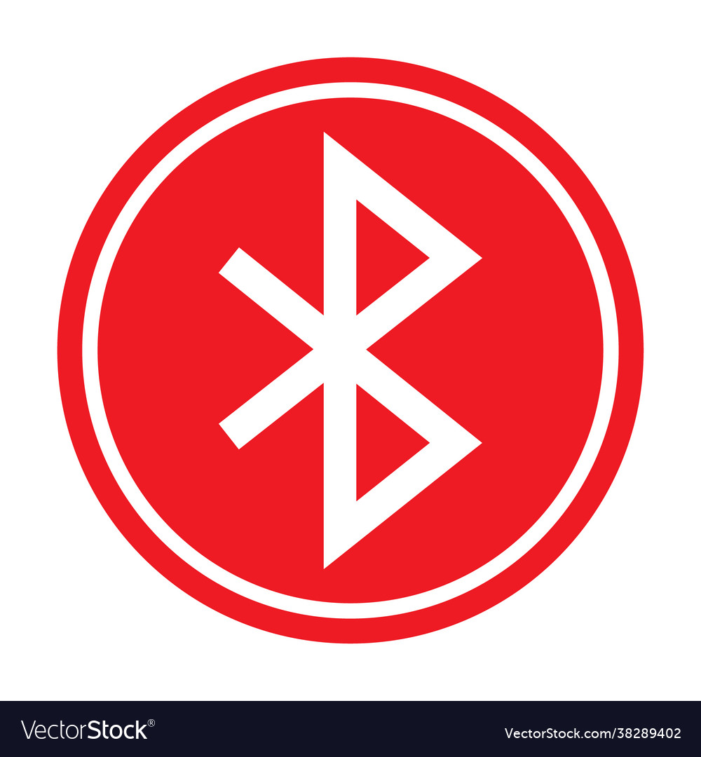 Bluetooth technology icon network connection web Vector Image