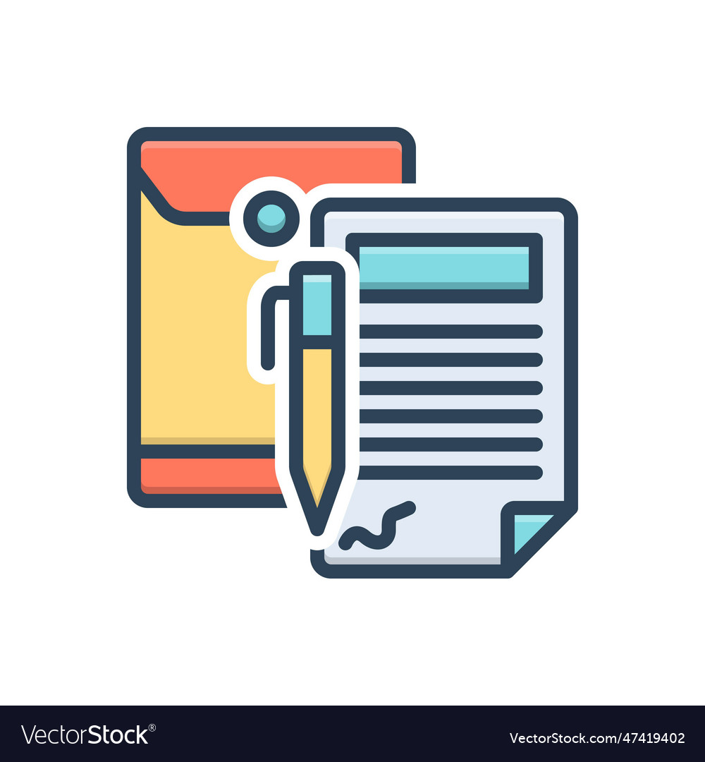 Contract Royalty Free Vector Image - VectorStock Contract Royalty Free Vector Image - VectorStock