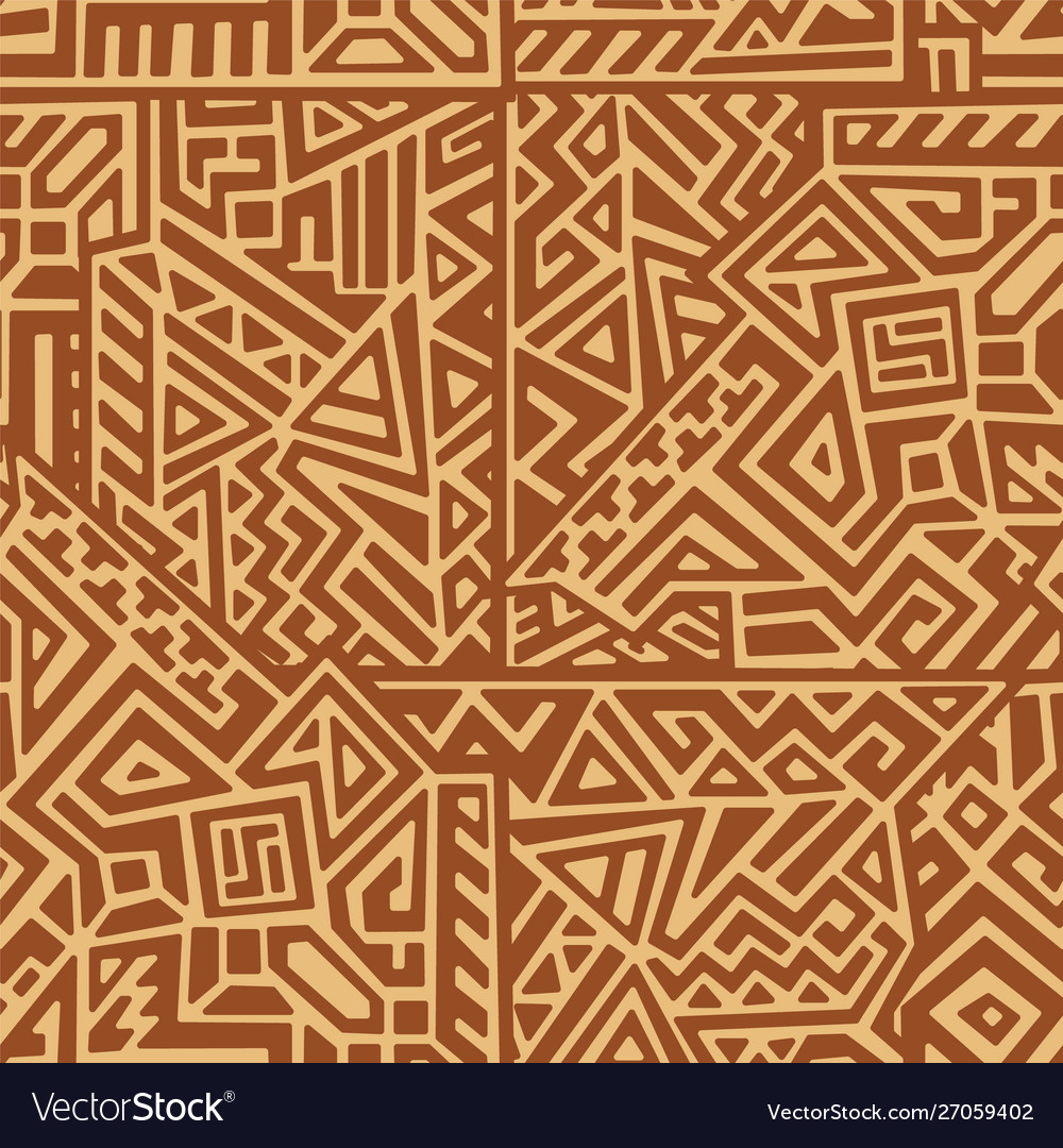 Creative geometric seamless pattern Royalty Free Vector