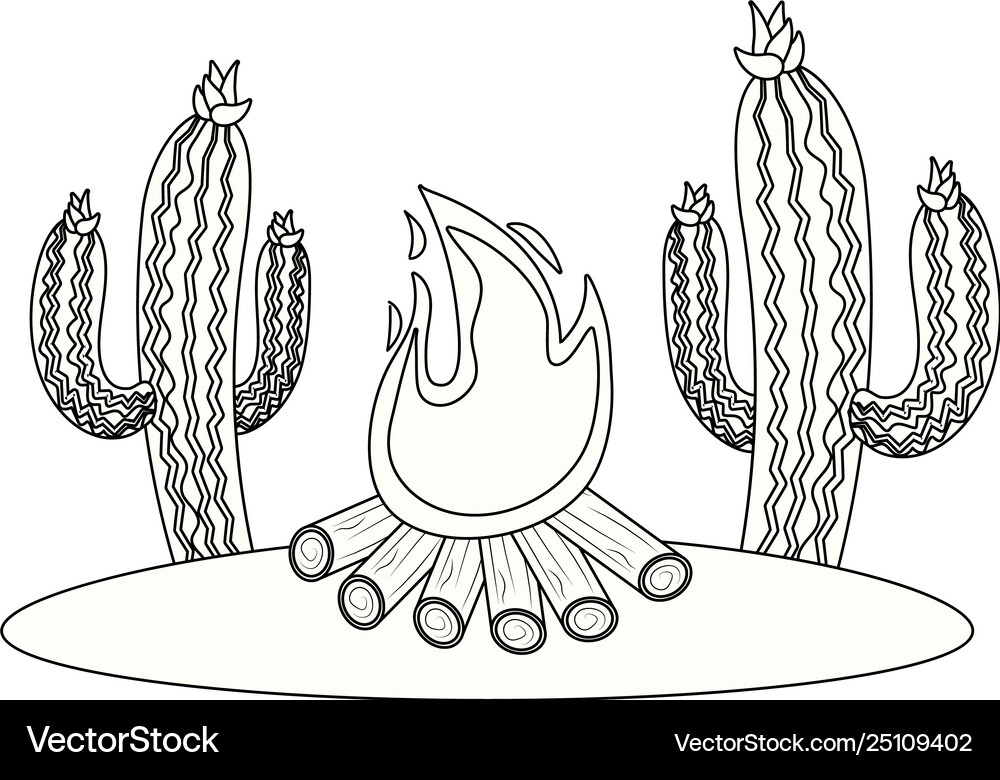 Outdoor scene cartoon Royalty Free Vector Image