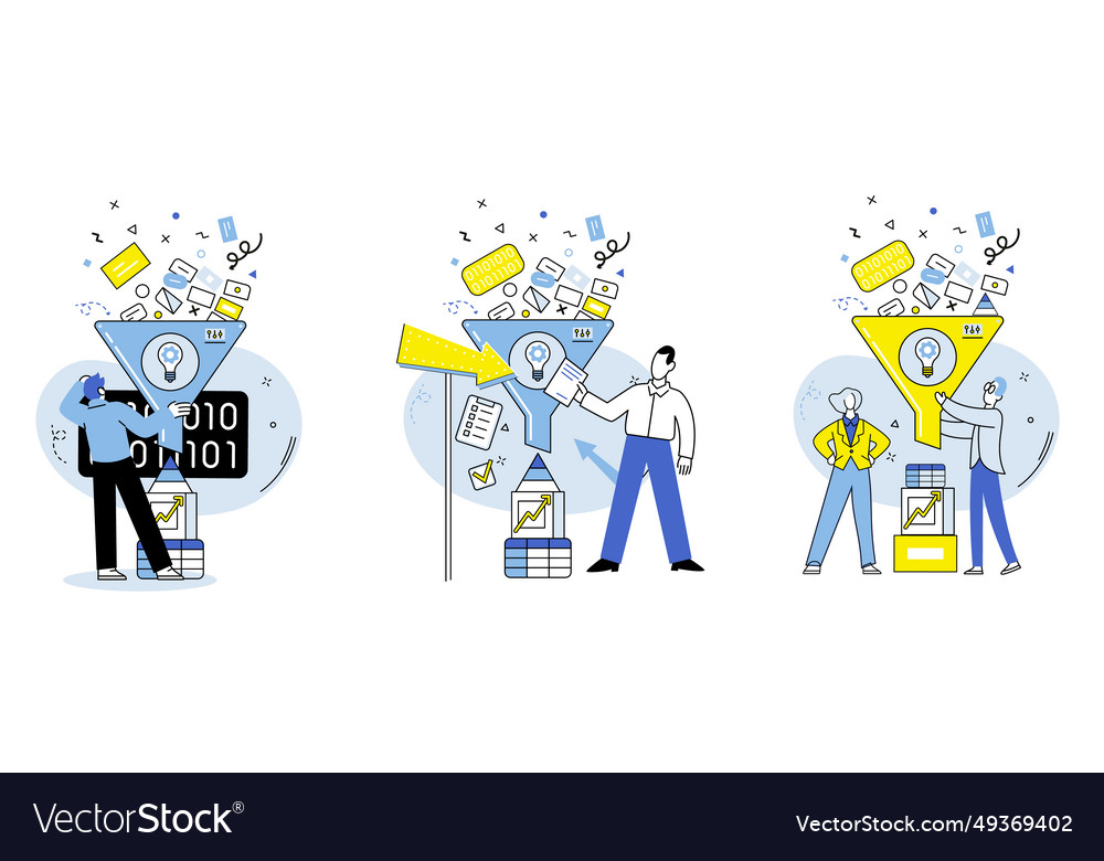 Predictive analytics finance and economy benefit Vector Image Predictive analytics finance and economy benefit Vector Image