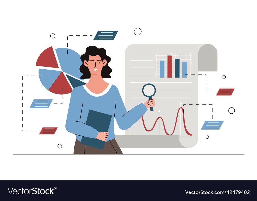 Task analysis concept Royalty Free Vector Image