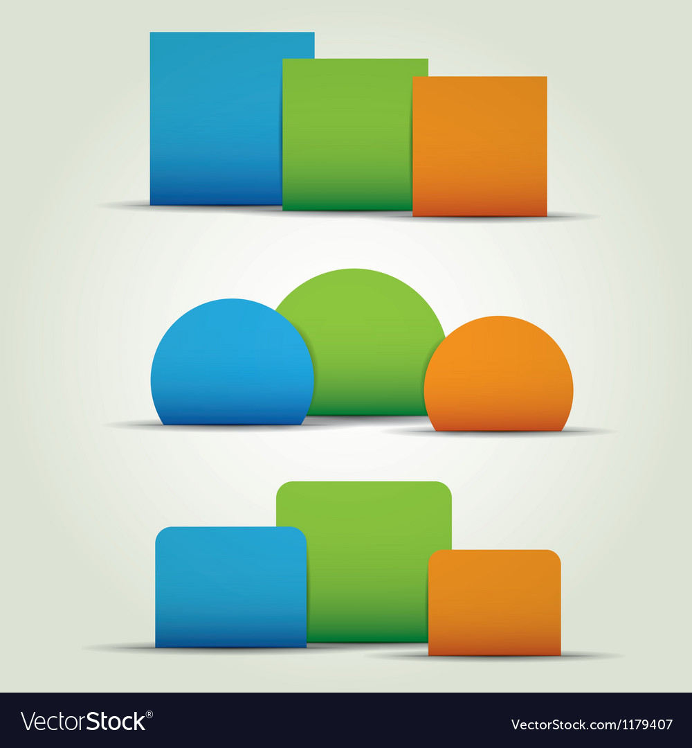 Abstract background of color template for a text Vector Image