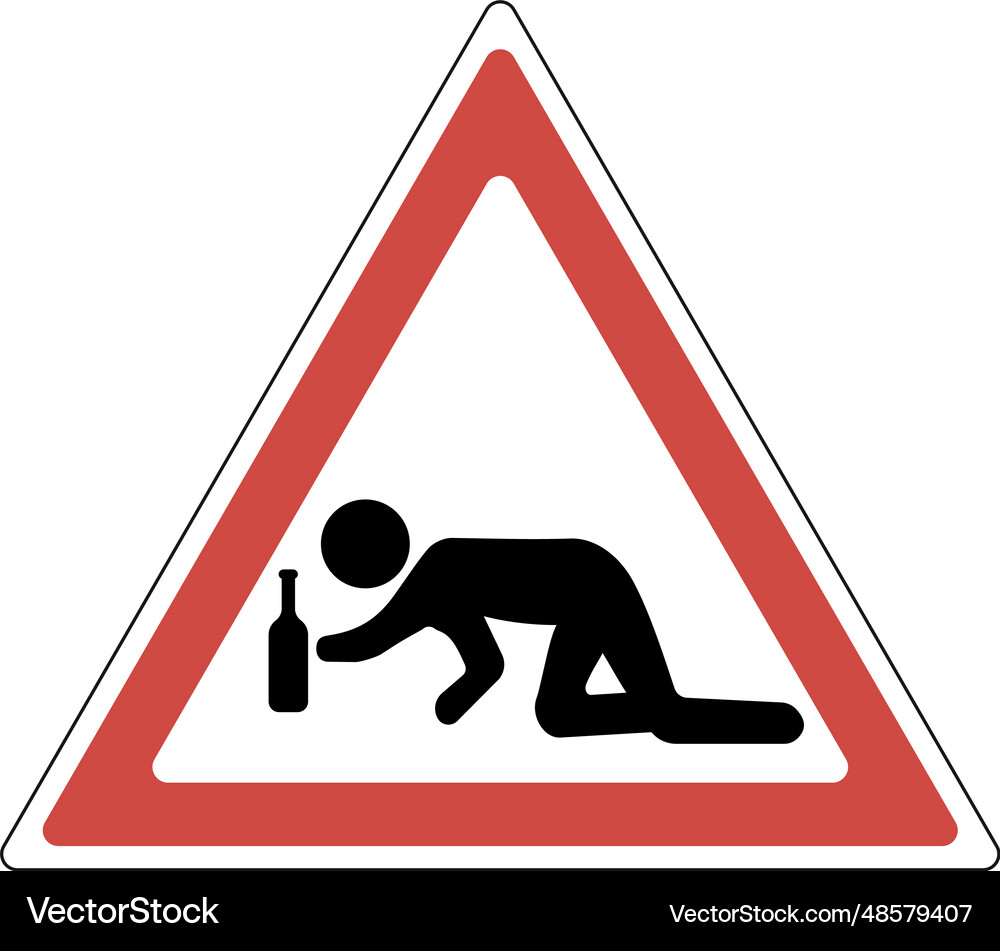 Anti Drinking Sign