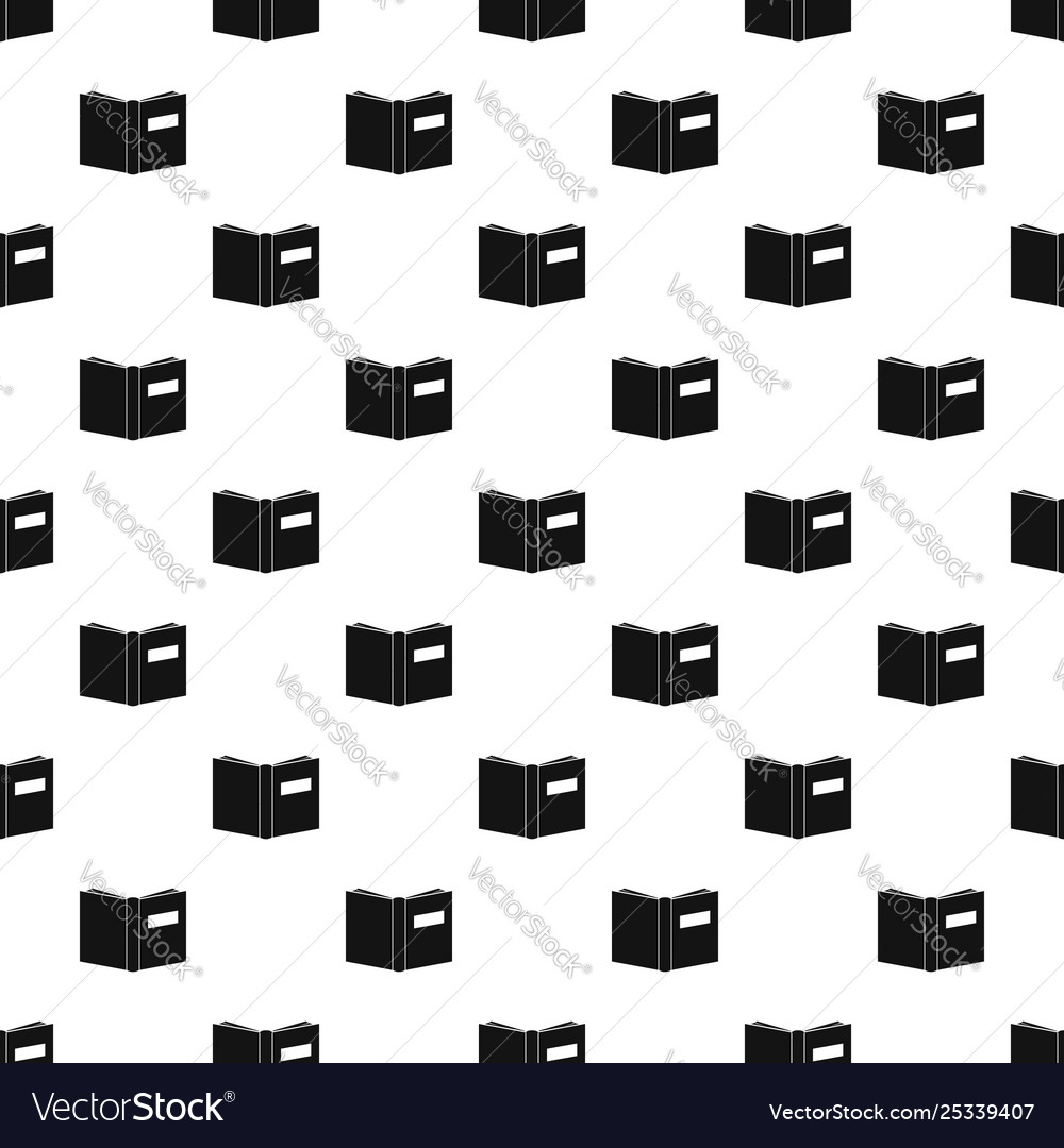 Book inverted pattern seamless Royalty Free Vector Image