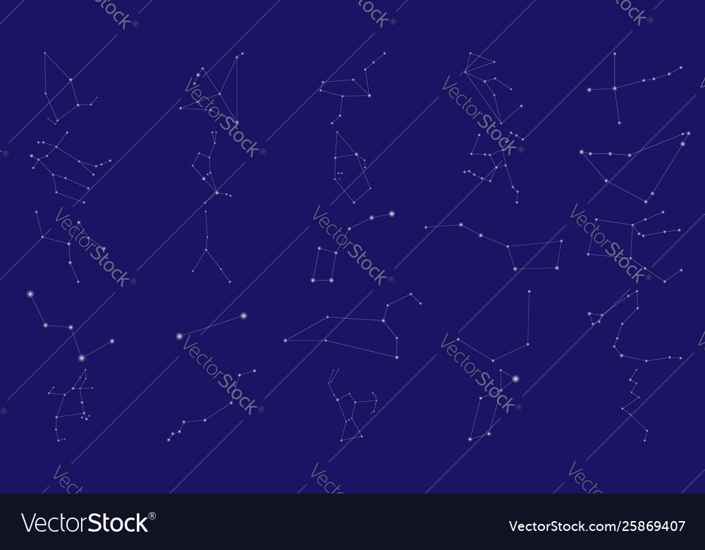 Constellations Royalty Free Vector Image - VectorStock