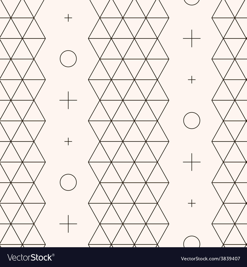 Seamless pattern geometric texture Royalty Free Vector Image