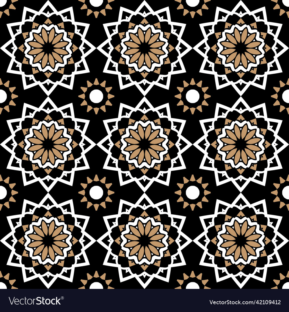 Batik seamless pattern Royalty Free Vector Image