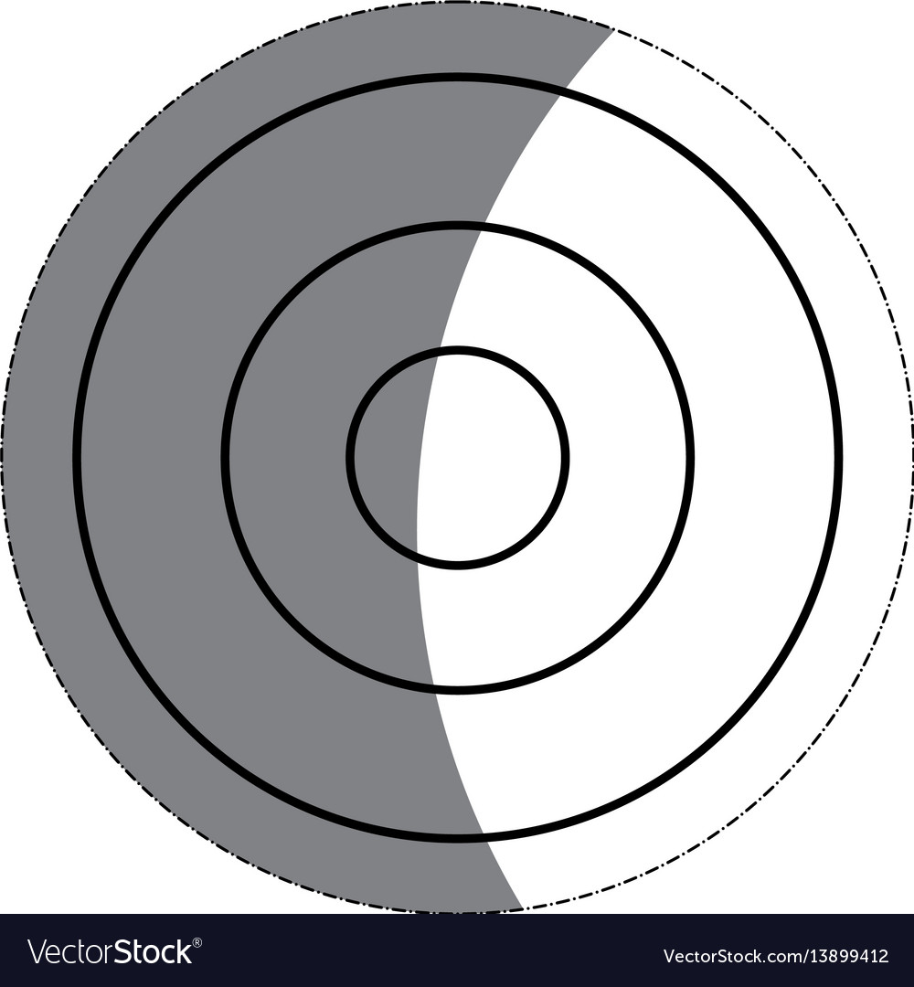 Circle shape icon Royalty Free Vector Image - VectorStock