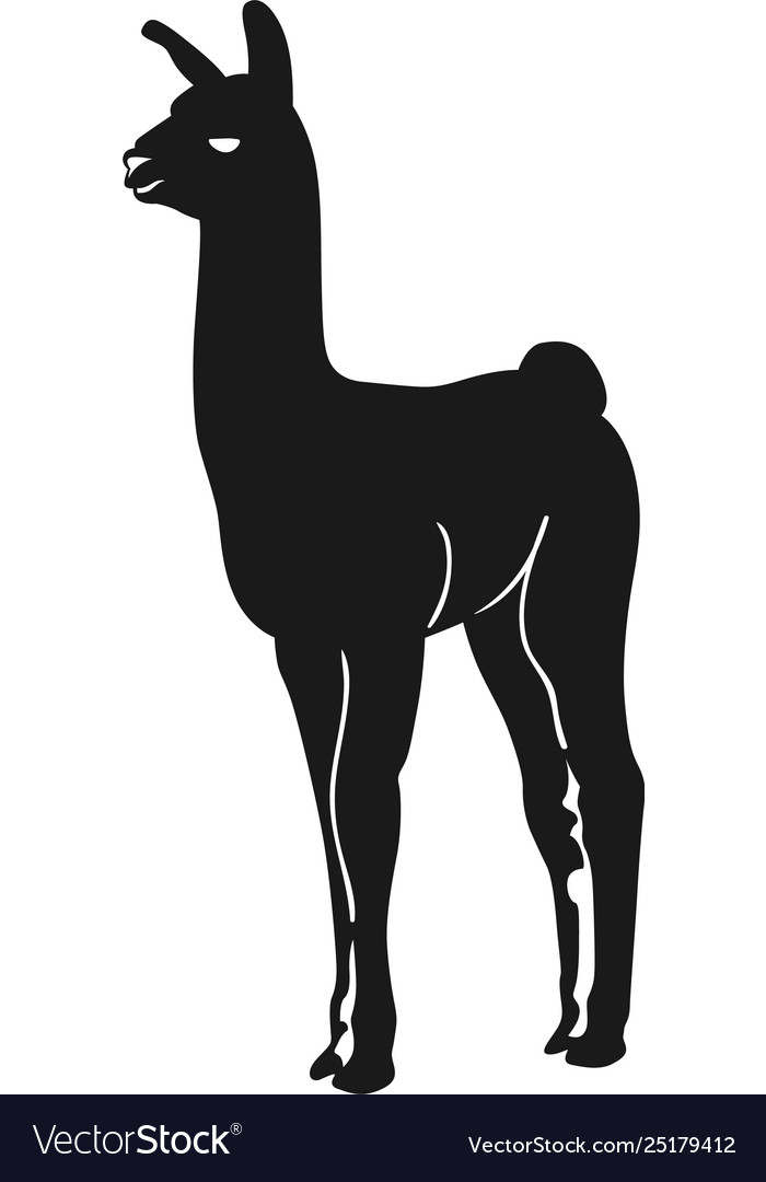 Llama eps Royalty Free Vector Image - VectorStock