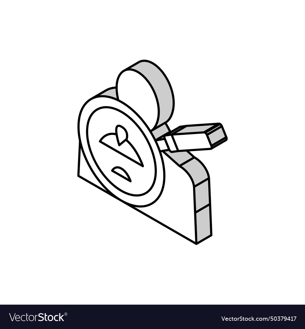 Armpits Researching Isometric Icon Royalty Free Vector Image