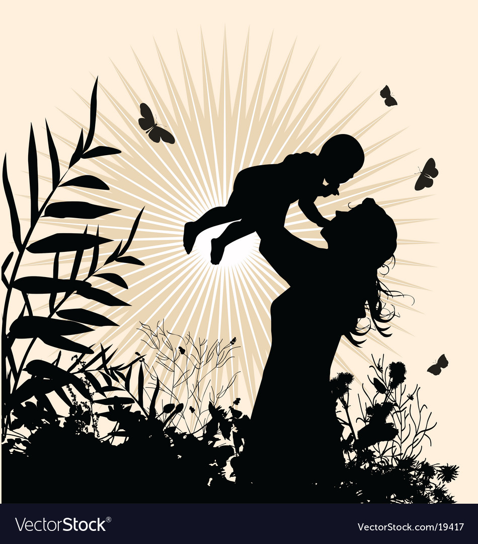 Happy family Royalty Free Vector Image - VectorStock