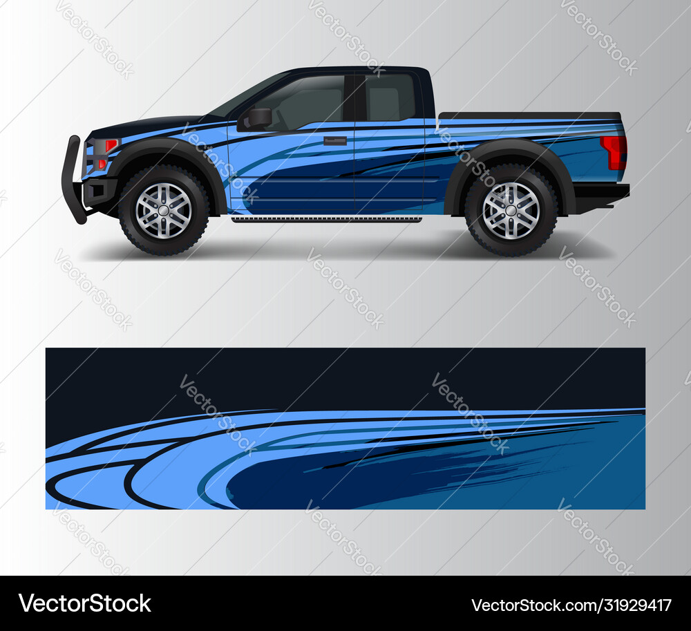 Racing background for vinyl wrap and decal Vector Image