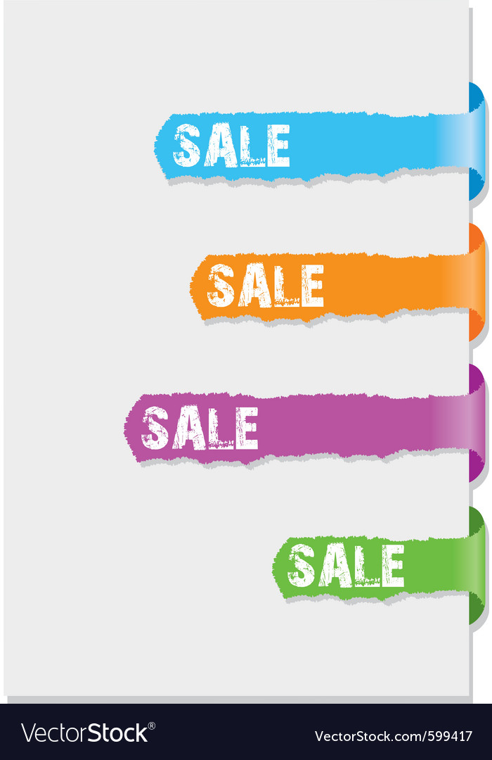 Tab sheet background Royalty Free Vector Image